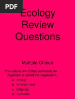 10 Practice Questions Ecology W Answers | PDF | Ecosystem | Ecological ...