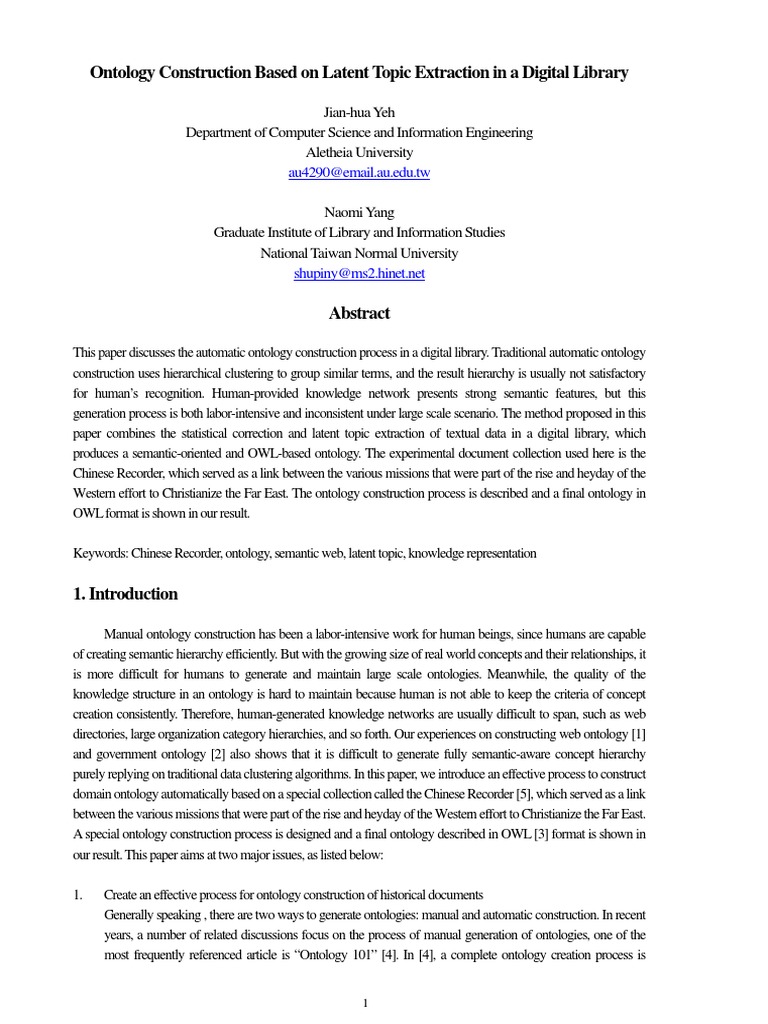 Topic Modeling Using LDA | Download Free PDF | Ontology (Information ...