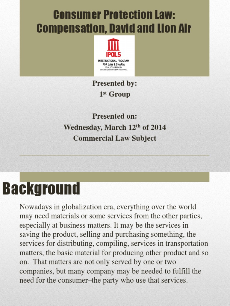 Consumer Protection Law | PDF | Consumer Protection | Disclaimer