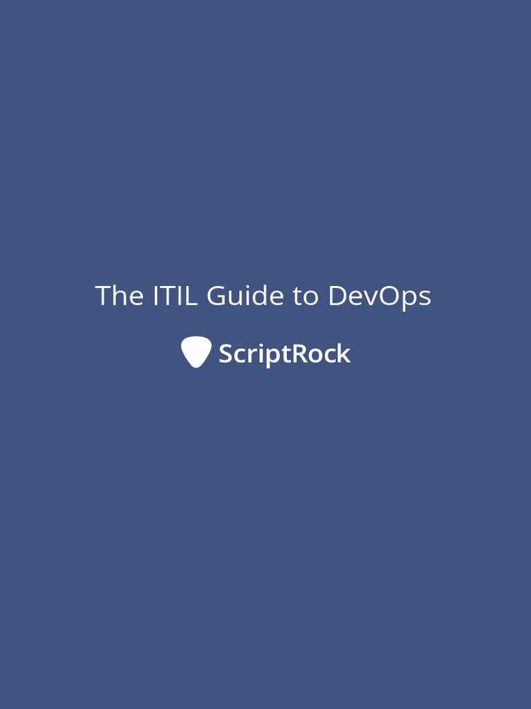 ITIL Guide To DevOps | PDF | Itil | Incident Management