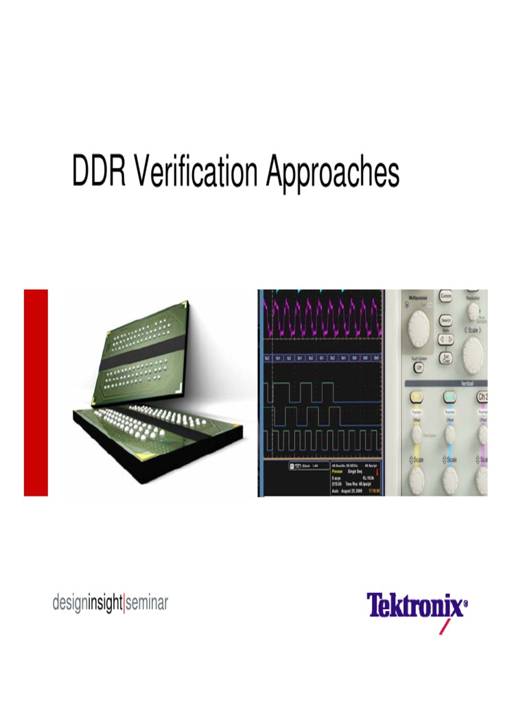 DDR Verification Approaches: Insight | PDF | Computer Data | Computing