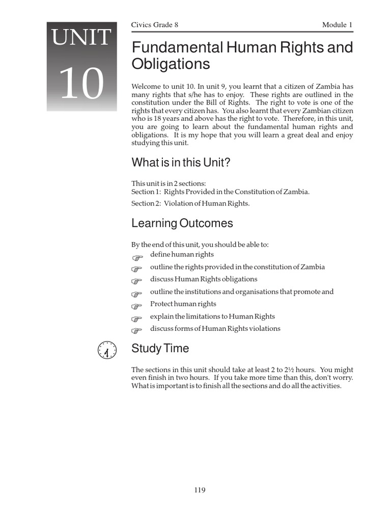 Unit10 Human Rights | PDF | Rights | Habeas Corpus