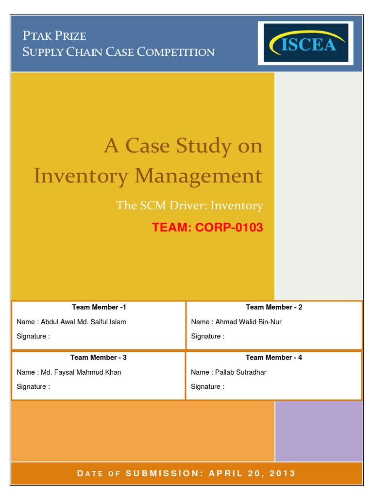 A Case Study On Inventory Management | PDF | Supply Chain | Inventory