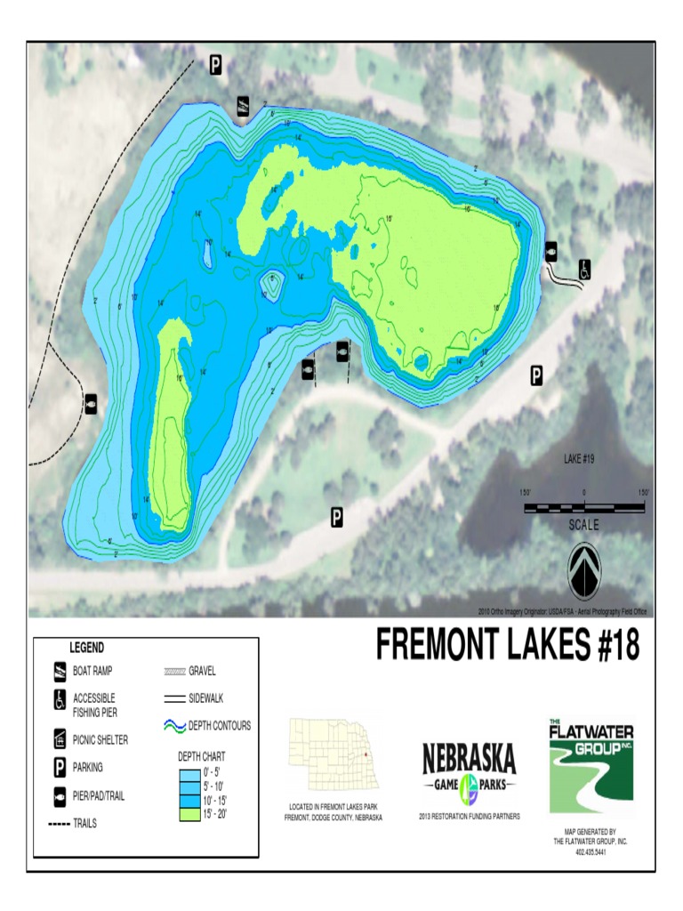 Fremont - Lake 18 Depth Map | PDF