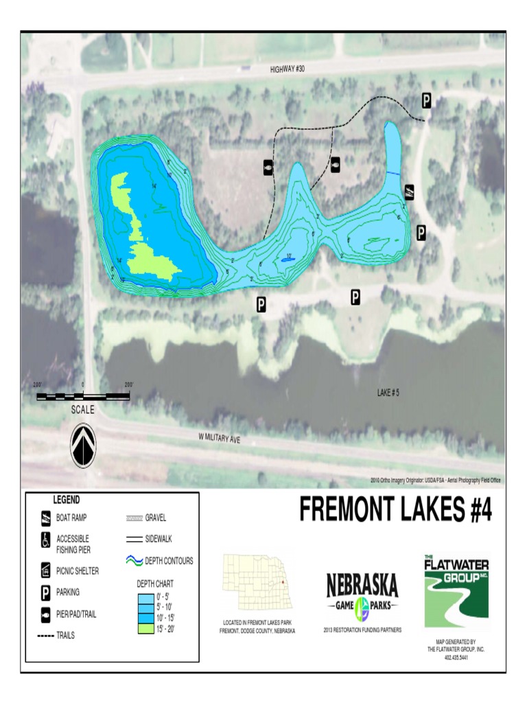 Fremont Lakes Depth Map and Features | PDF