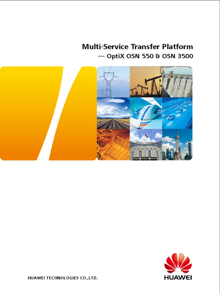 MSTP Products OSN 550 & OSN 3500 Brochure For Enterprise Business | PDF