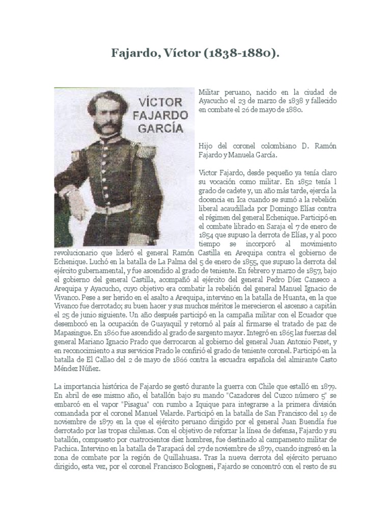 Victor Fajardo | PDF | Guerra | Ciencia militar