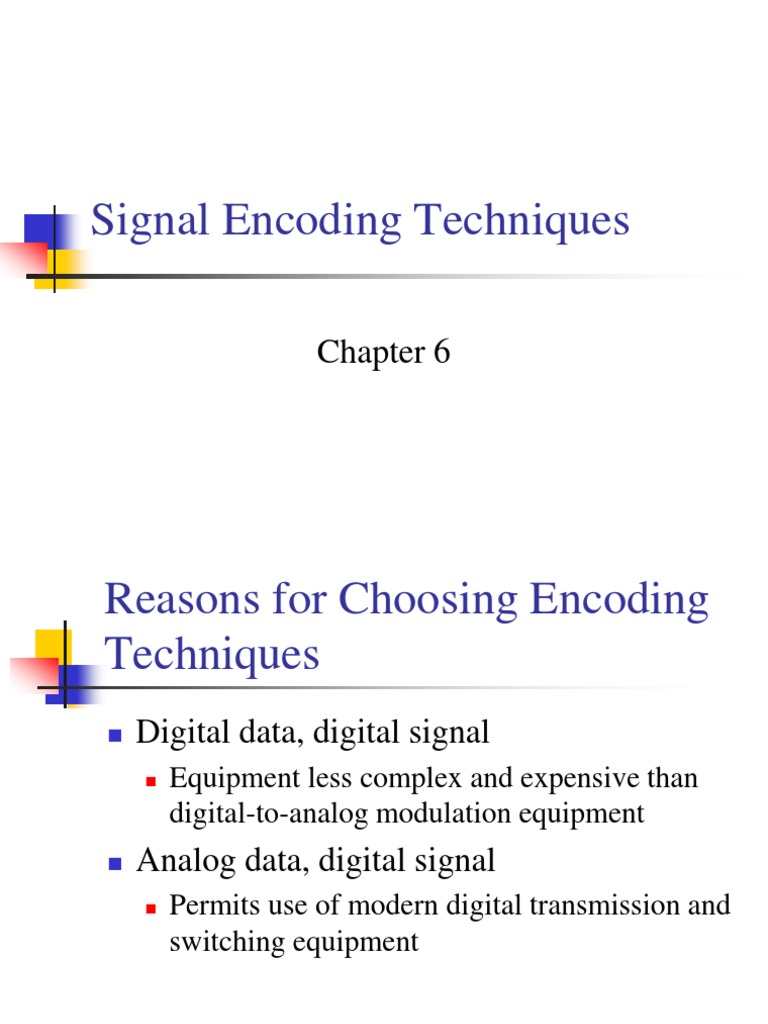 Signal Encoding Techniques | PDF | Modulation | Frequency Modulation