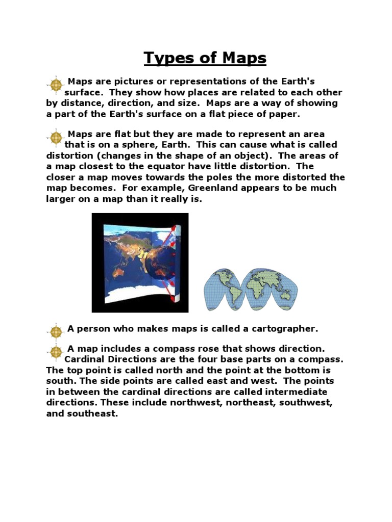 Types of Maps | Download Free PDF | Map | Cartography