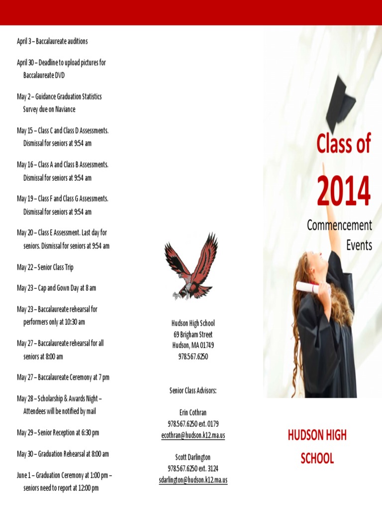 Graduation Brochure 2014 | PDF | Graduation | Academia