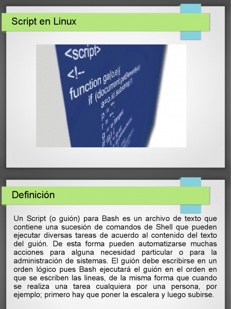 Clase 8 Programacion en Shell Script Parte 1 Unidad 2 | PDF | Comillas | Interfaz de línea de ...