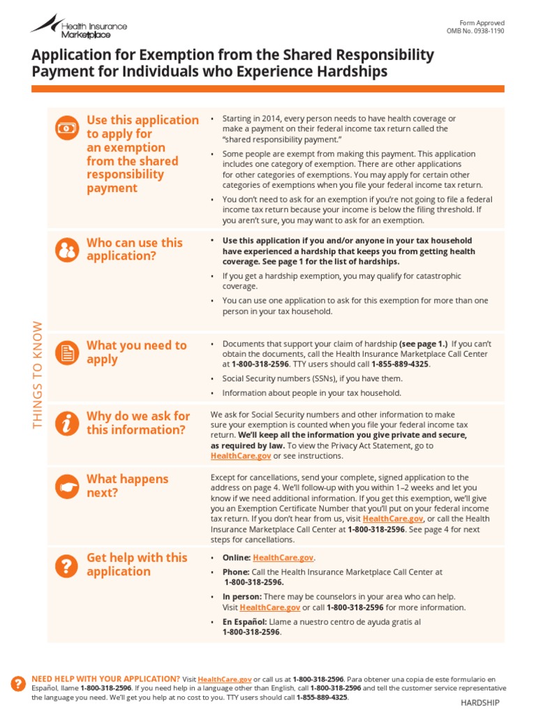 Hardship Exemption | PDF