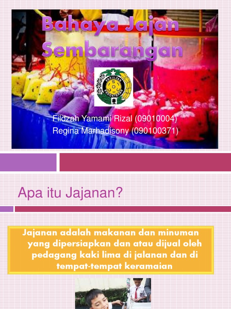 Bahaya Jajan Sembarangan | PDF