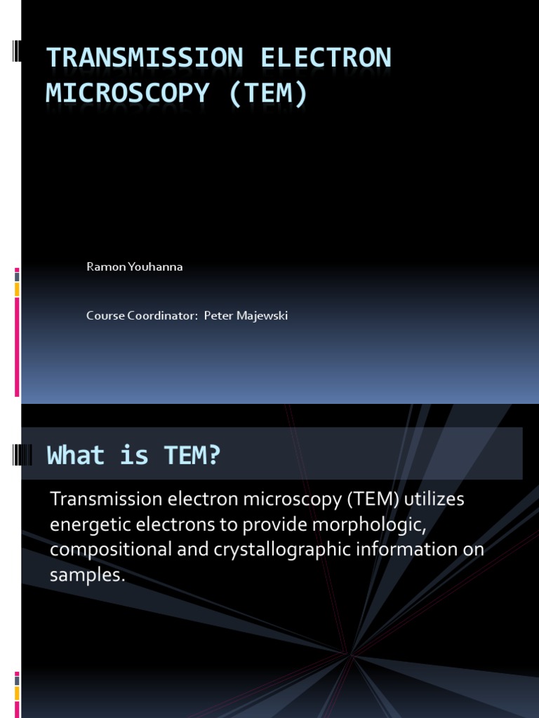 Transmission Electron Micros | PDF | Transmission Electron Microscopy ...