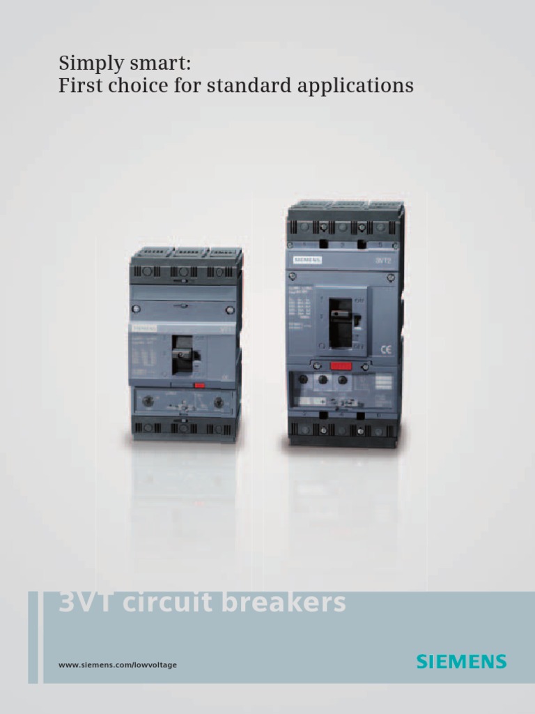 Siemens 3VT Brochures | Switch | Electromagnetism