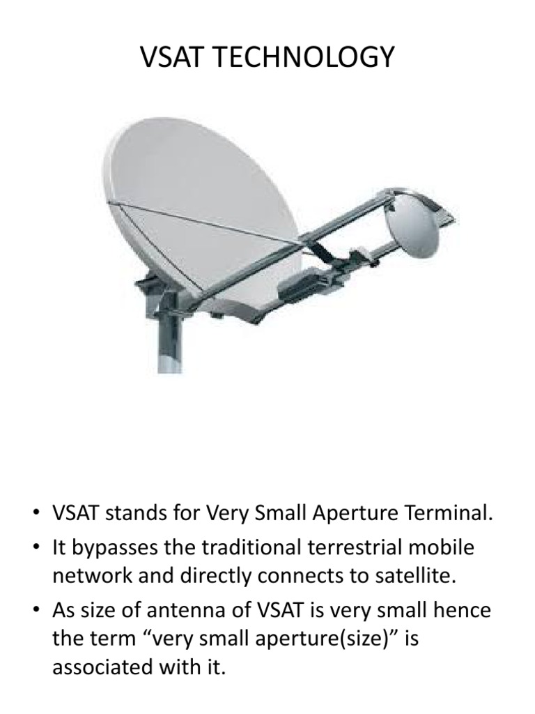 Understanding VSAT Technology | PDF | Very Small Aperture Terminal ...