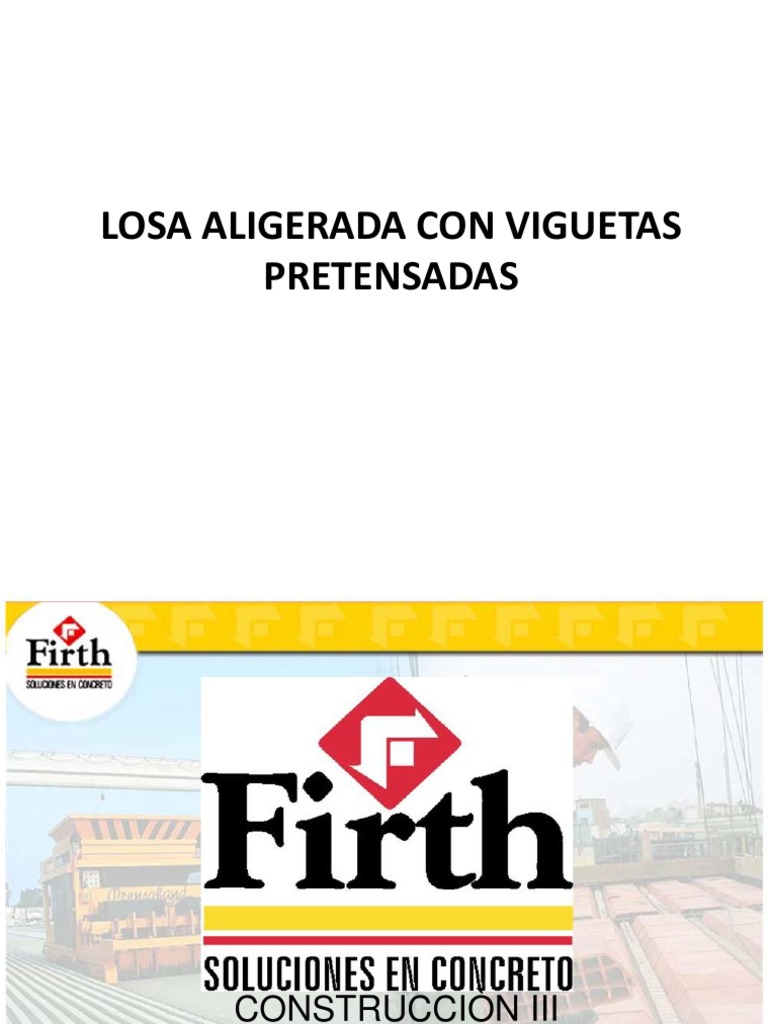 Aligerado Sistema Firth | PDF | Elementos arquitectónicos | Materiales ...