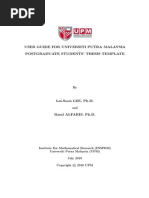Thesis Guide for USM Students | PDF | Thesis | Written Communication