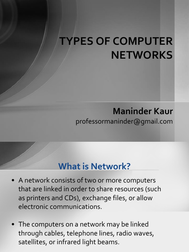 Types of Networks | PDF