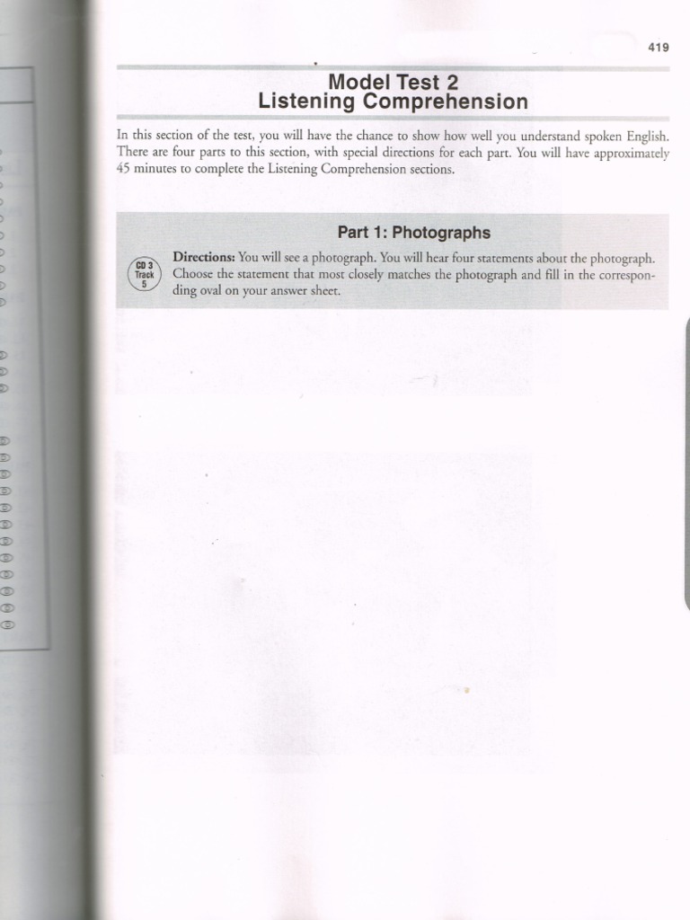 Toeic Model Test 2 | PDF