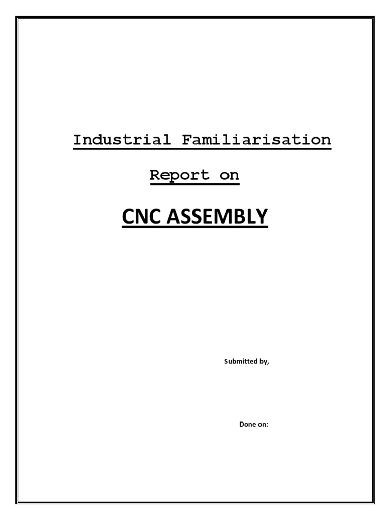 CNC Assembly | PDF | Numerical Control | Bearing (Mechanical)