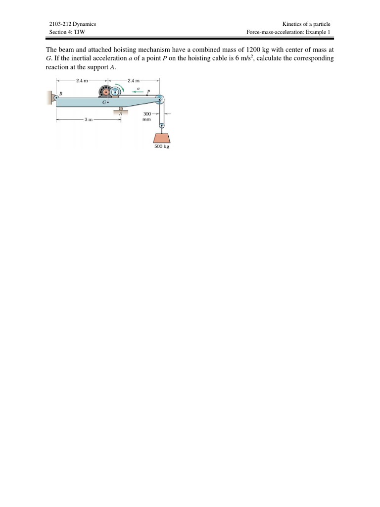 Kinetics of A Particle-Ex | PDF | Friction | Momentum