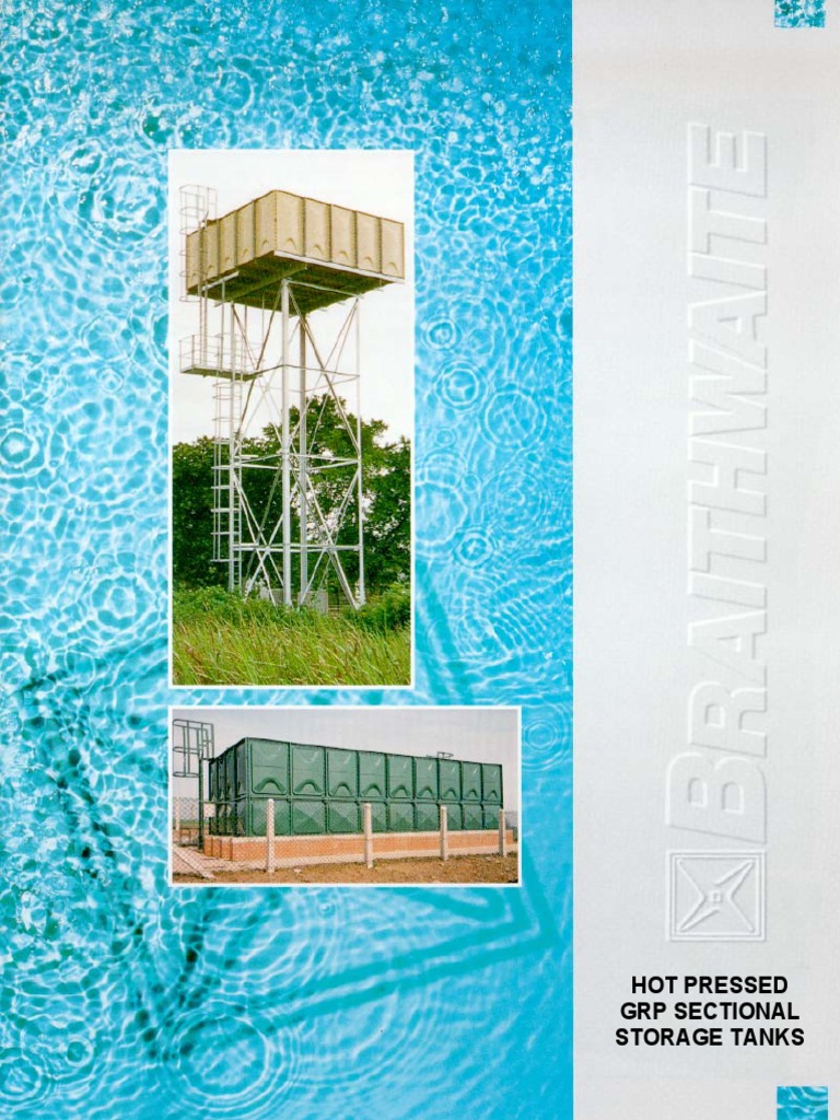 GRP Tank Brochure | PDF | Fiberglass | Pipe (Fluid Conveyance)