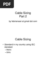 MV Cable Sizing Calculation Excel | PDF