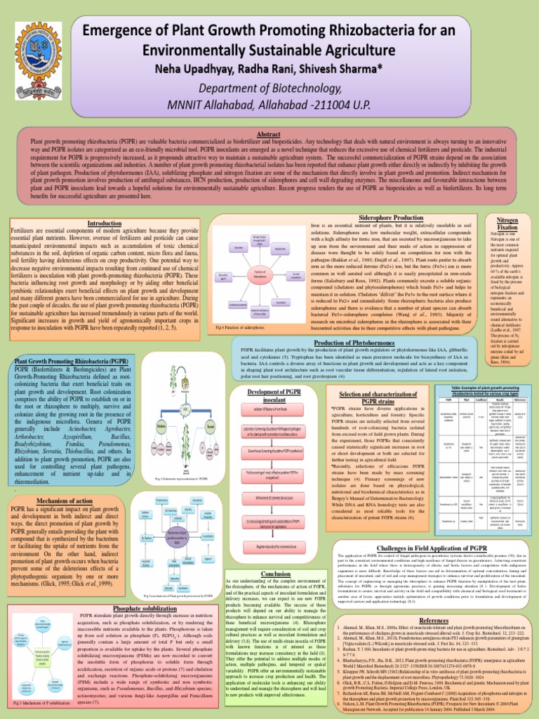Pgpr Poster | Chemistry | Earth & Life Sciences