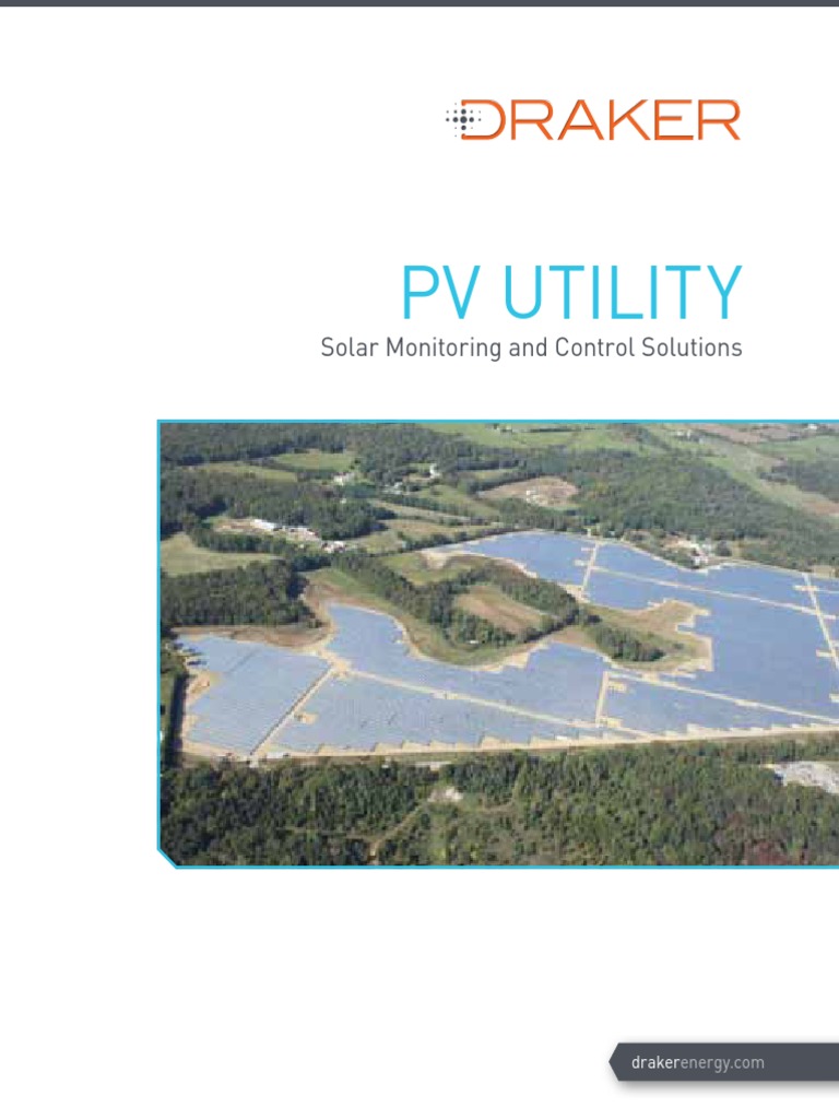 Draker PV Utility Overview Brochure 2012 | PDF | Scada | Photovoltaic ...