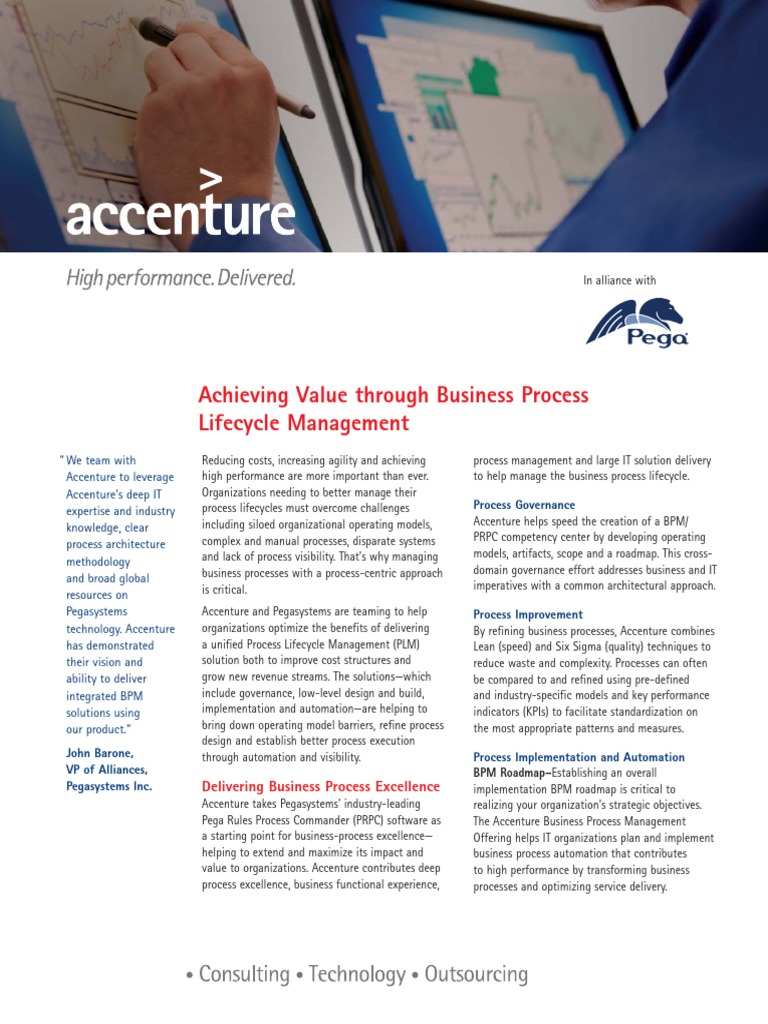 Accenture Pega BPM Brochure | PDF | Business Process Management ...