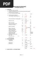 Padeye Calculation Calculations to Determine the Pad Eye Thickness is ...