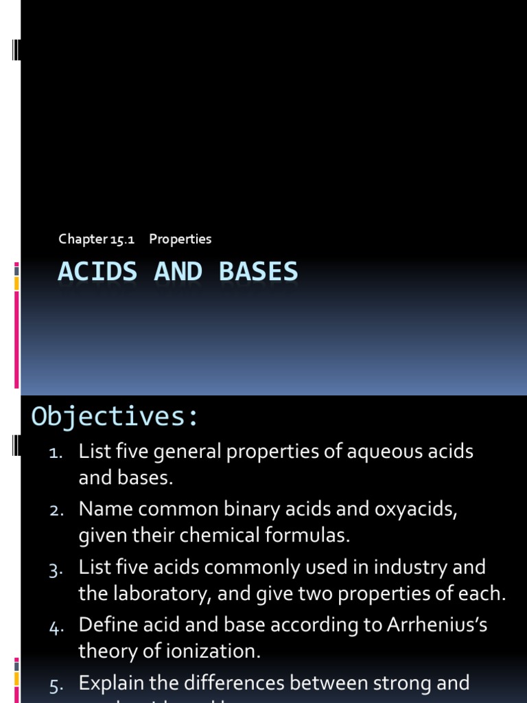 Understanding Acids and Bases | PDF