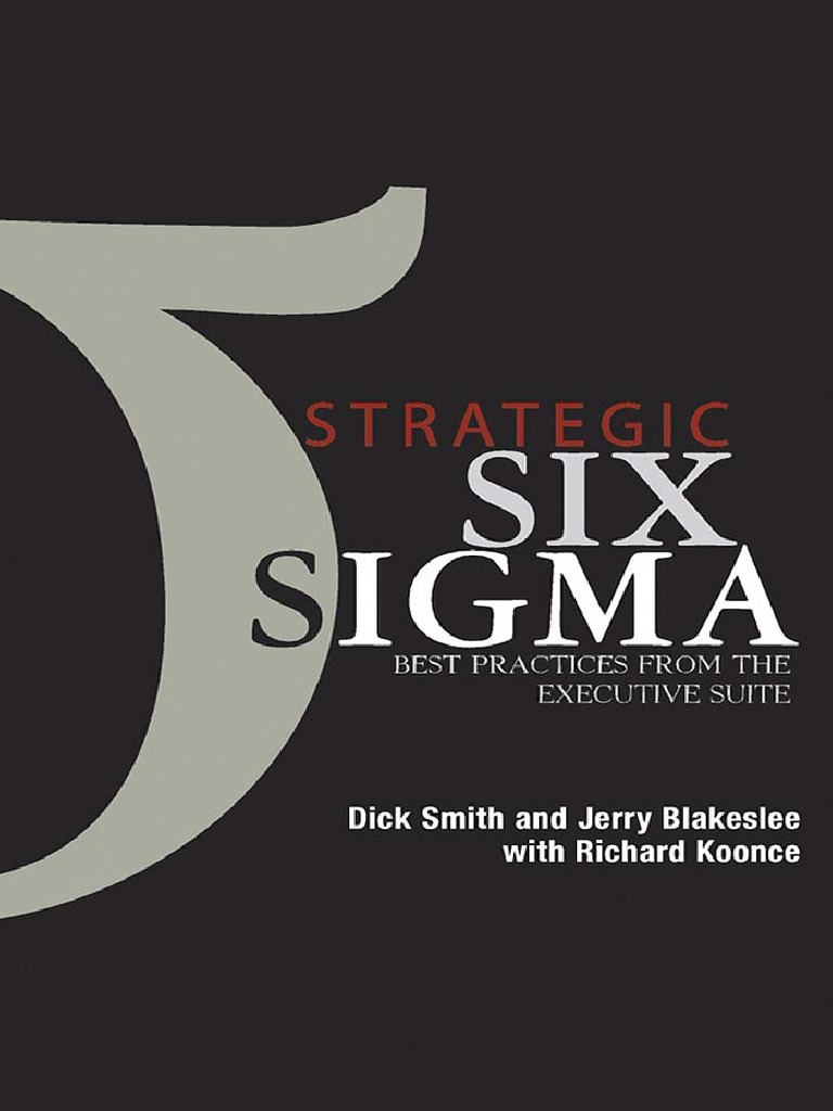 Strategic Six Sigma Best Practices | PDF | Six Sigma | Strategic Management