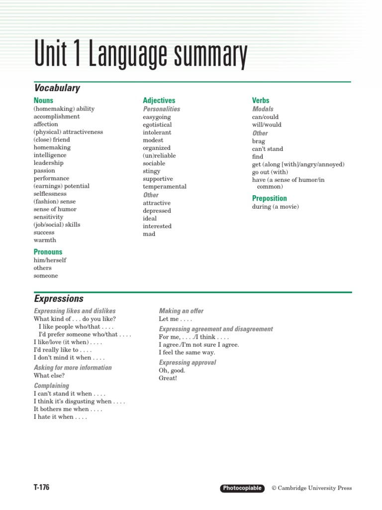 Interchange 3 Teachers Book Grammar Section | PDF | Adjective | Adverb