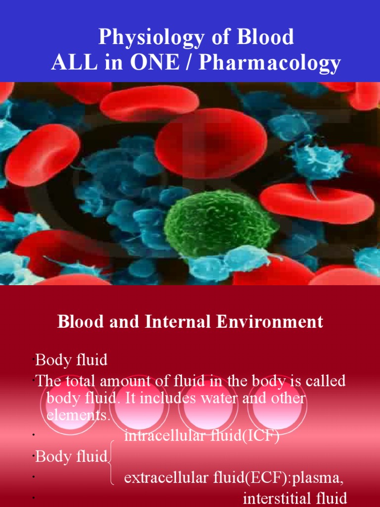 Blood Physiology and Composition Overview | PDF | Coagulation | Platelet