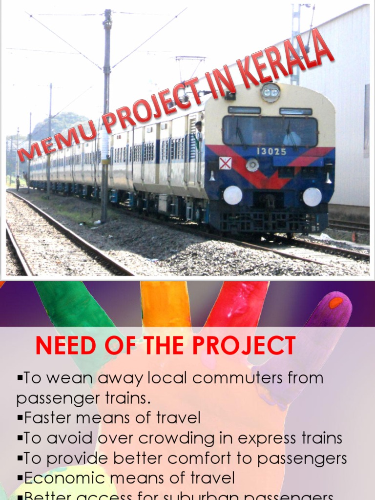 MEMU Project in Kerala Overview | PDF | Train | Passenger Rail Transport