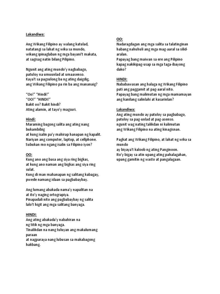 Filipino Balagtasan | PDF