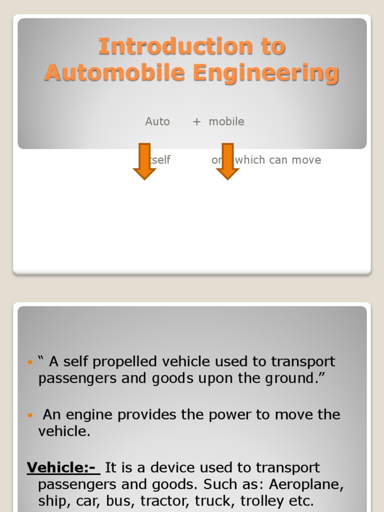 Automobile Engineering | PDF | Transmission (Mechanics) | Vehicles