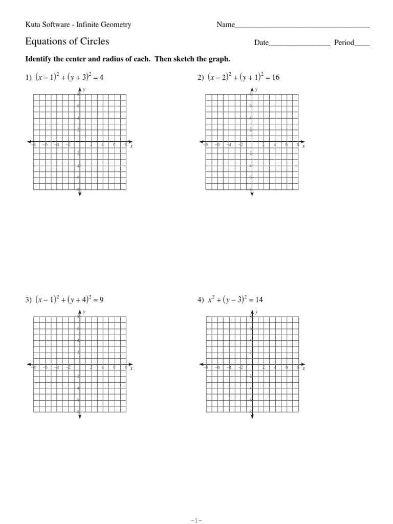 11-Equations of Circles | PDF | Circle | Tangent