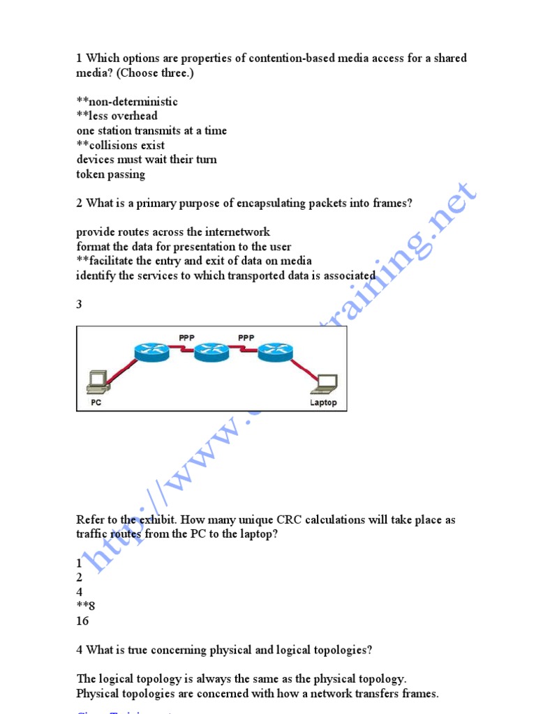 Ccna 1 Module 7 v4.0 | PDF | Network Topology | Computer Network
