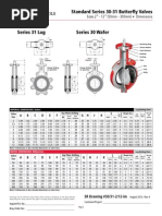Bray Series 35-36 Valve Dimensions | PDF | Valve | Plumbing