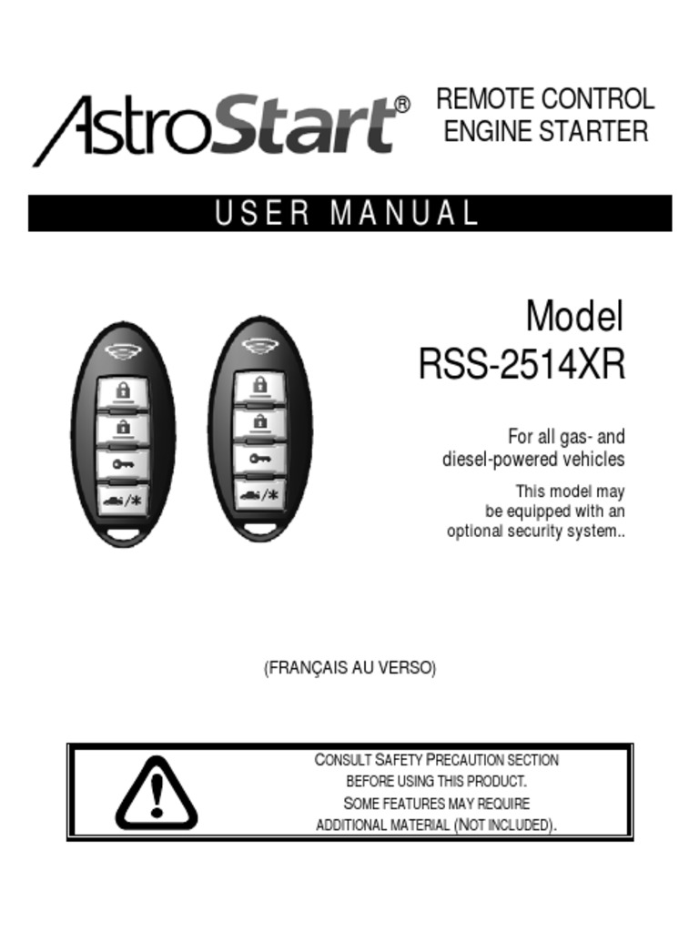 AstroStart Manual | PDF | Security Alarm | Manual Transmission