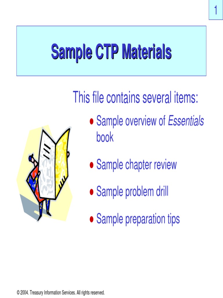 CTP Sample | PDF | Business
