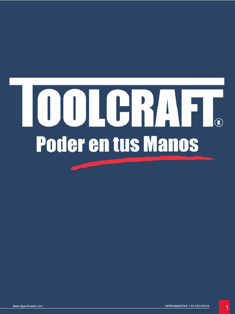 Catálogo de Herramientas Toolcraft 2024 | PDF | Acero | Aluminio