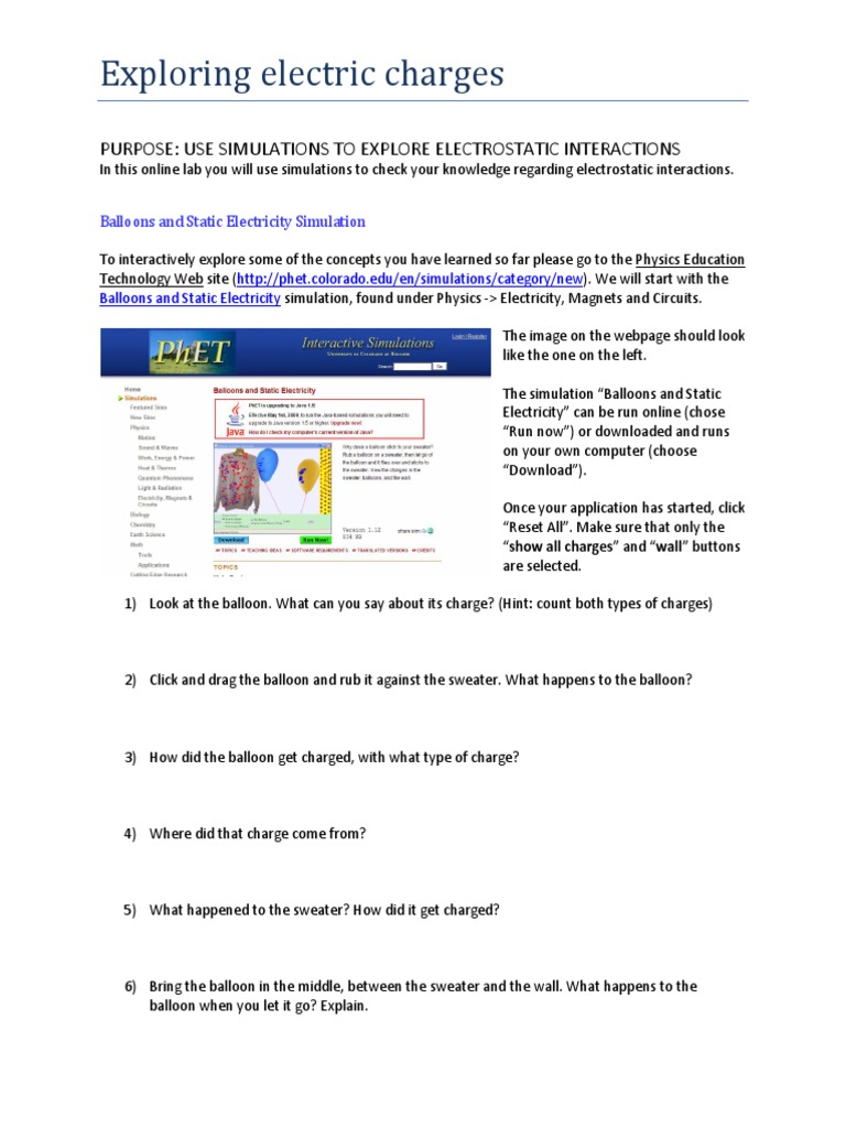 Exploring Electric Charges | PDF | Electric Charge | Electrostatics