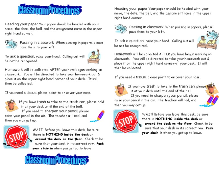 Classroom Paper Submission Guidelines | PDF | Education Policy ...