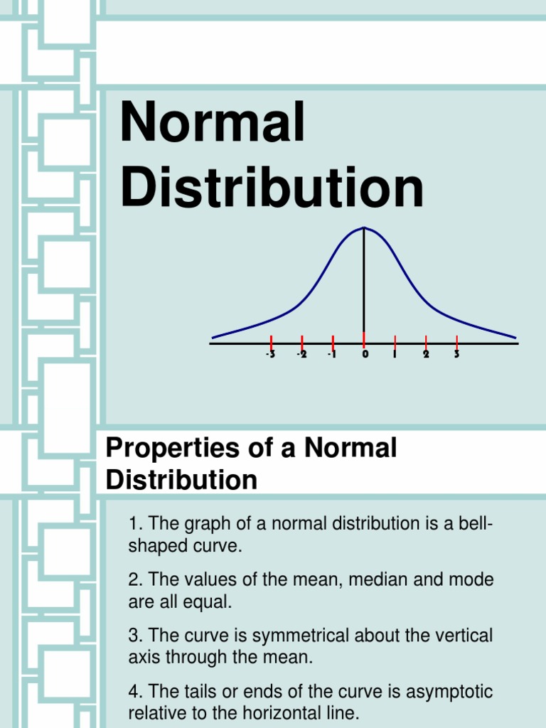 Normal Distribution | PDF | Normal Distribution | Mean