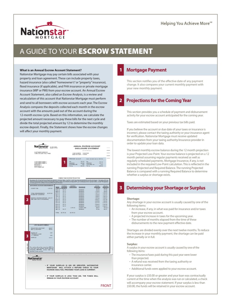 Escrow Analysis Guide | PDF | Mortgage Insurance | Mortgage Loan