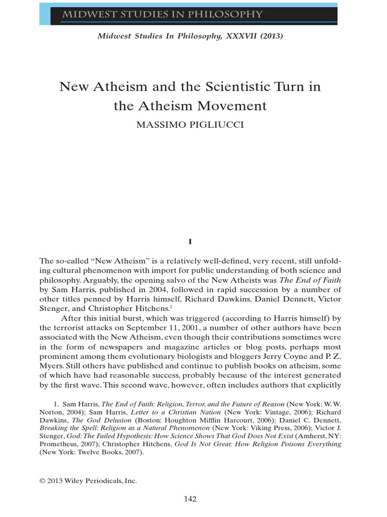 Pigliucci On The New Atheists | PDF | New Atheism | Atheism